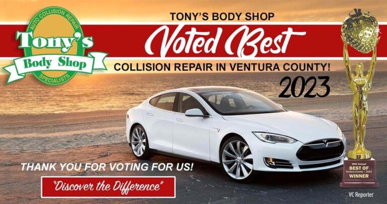 Tony's Auto Body Shop | Factory Certified Auto Body Repair Ventura County